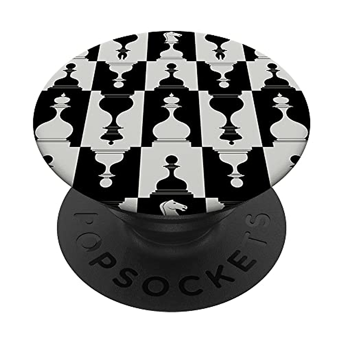 Chess Themed Pattern Chess Player PopSockets Swappable PopGrip