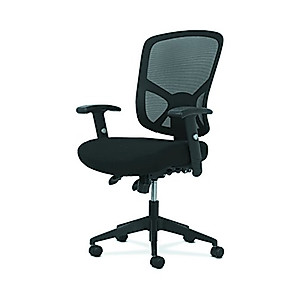 Sadie Customizable Ergonomic High-Back Mesh Task Chair with Arms and Lumbar Support - Ergonomic Computer/Office Chair (HVST121)