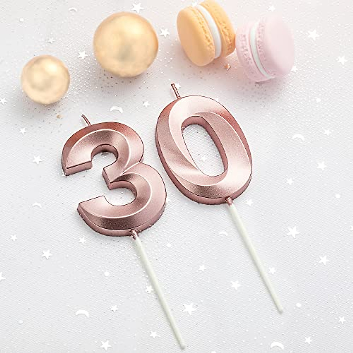 Bella Meri 30th Birthday Gifts for Women, 30th Birthday Tiara Crown, Sash, Cake Toppers,Birthday Candles, 30 Birthday Decorations Women