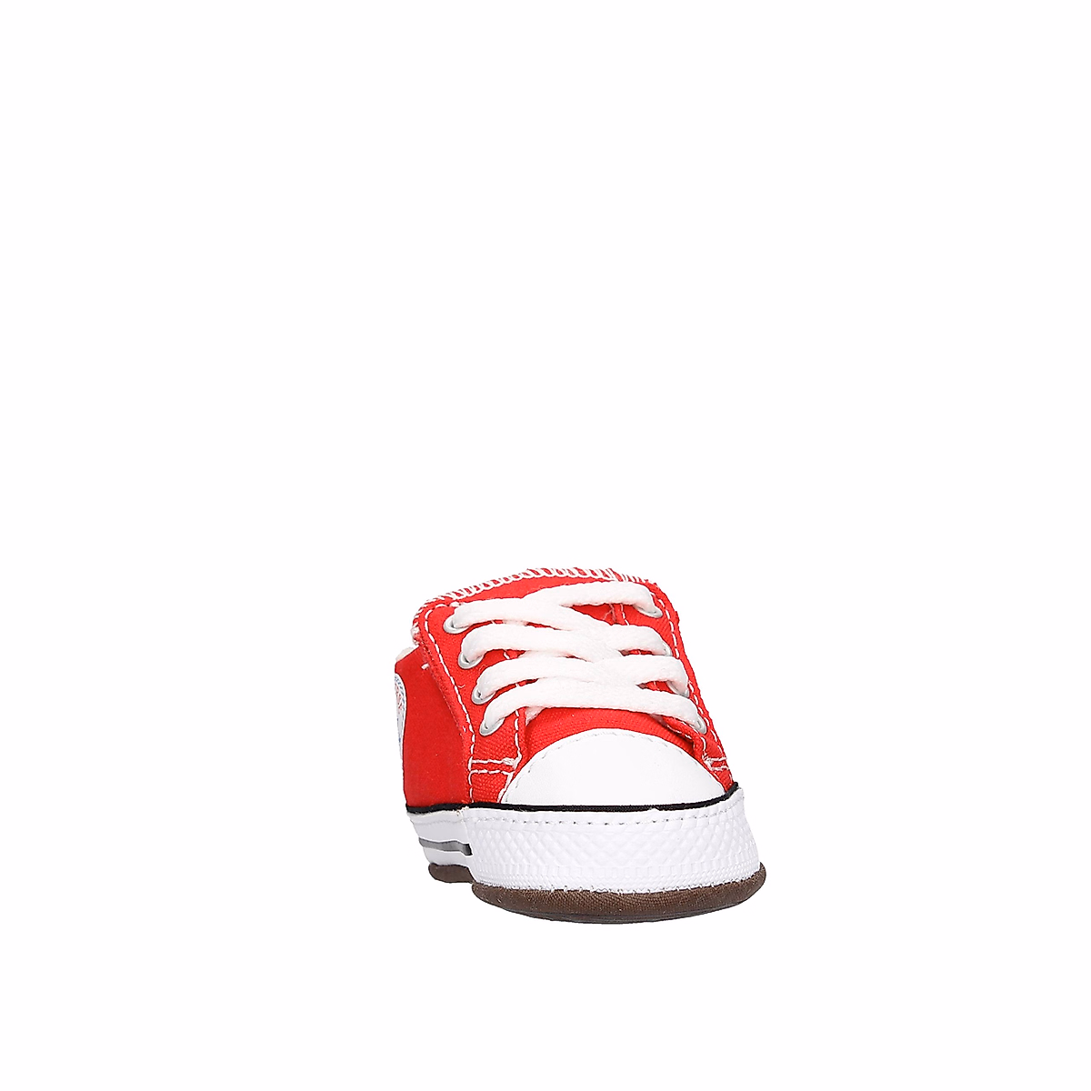 Converse Unisex-Baby Chuck Taylor All Star Cribster Easy Slip-on Sneaker, University Red/Natural Ivory, 2 M US Infant