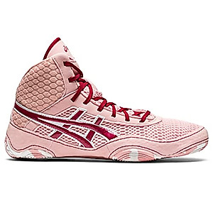 ASICS Women's MATBLAZER Wrestling Shoes, 7, Frosted Rose/Cranberry