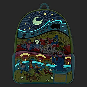 Loungefly Scooby Doo Psychedelic Monster Chase Double Strap Shoulder Bag