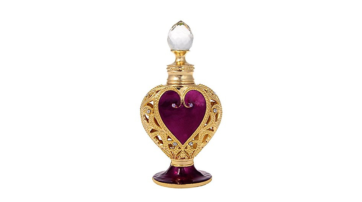 YU FENG Heart Enameled Refillable Perfume Bottle