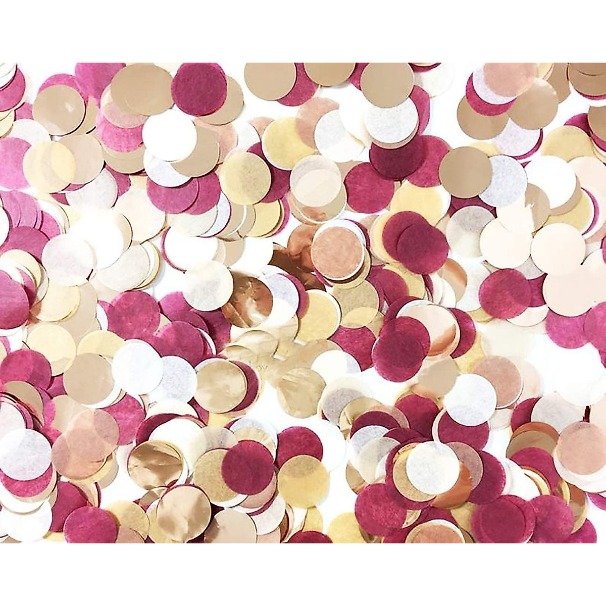 Burgundy Gold Confetti/Graduation Decorations Burgundy Gold/Maroon Confetti/Burgundy Gold Table Decorations/Fall Engagement Decorations/Burgundy Gold Birthday Decorations Weddings
