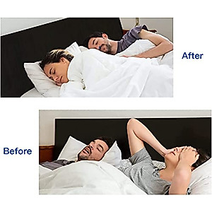 SHRIGM Anti Snoring Devices, Automatic Snore Stopper Extra, Strength Solution for Men, Women - Double Eddy Current Stop Nasal Dilator Nose Vents Plugs, Blue, Pack of 1