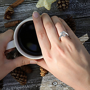 UNY Jewel Love Knot Tie The Knot Bridesmaid Proposal Wedding Jewelry Designer Inspired Boys Girls Promise Eternity Band Ring (Two Tone, 9)