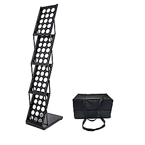 Polmart Brochure Magazine Catalog Literature Display Rack, 4 Pockets