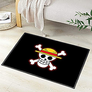 Anime Rug Popular Anime Area Rugs Slip Stain Resistant Soft Carpet for Boys Girls Gaming Desk Home Decor Non-Slip Doormats (16x24 Inches)
