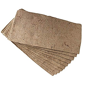 Pro Micro Jute Microgreens Grow Mats by Handy Pantry - 10x20 Inches for 1020 Growing Trays - Pack of 10 Pads - Hydroponic Grow Media for Micro Greens & Wheatgrass