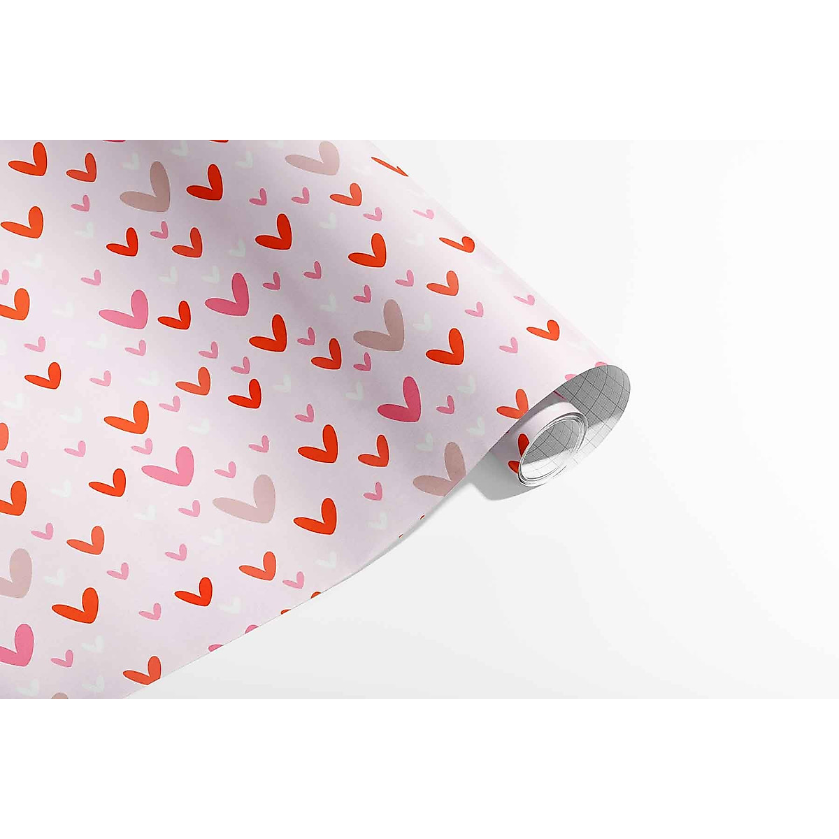 WOPARTY Pink Wrapping Paper Roll for Gril- Ballet, Swan, Heart style with Cut Lines for Birthday, Holiday, Wedding, Baby Shower - 3 Rolls - 17 in X 120 in Per Roll