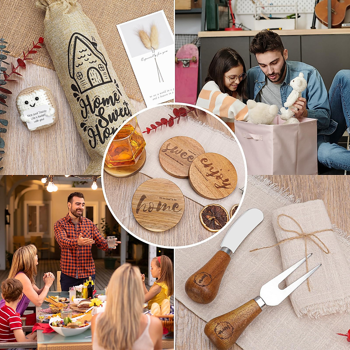 House Warming Gifts New Home,Housewarming Gift,New Home Gifts for Home,First Home Gifts,Closing Gifts for Home Buyers,Home Sweet Home Housewarming Scented Candle