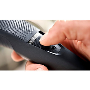 Norelco Worldwide Voltage Cordless Men's Beard Trimmer with All New Locking Feature and 20 Length Settings with Skin Friendly Titanium Self Sharpening Blades