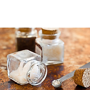 18/8 Stainless Steel Measuring Spoons Set of 6 Piece - 1/8 tsp, 1/4 tsp, 1/2 tsp, 1 tsp, 1/2 tbsp & 1 tbsp, Metal Measuring Spoons Tablespoon and Teaspoon for Measuring Liquid and Dry Ingredients