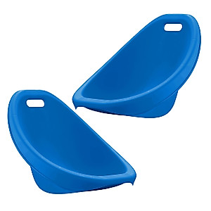 American Plastic Toys Little Kids (2-Pack, Blue), Stackable, Lightweight, & Portable, Reading, Gaming, TV, Outdoor & Indoor, 50lb Max Scoop Rocker
