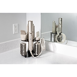 Truvalent Blow Dryer Accessory Holder - Compatible With Shark FlexStyle - Wall Mounted or Countertop Bathroom Organizer for Hair Dryer Attachments