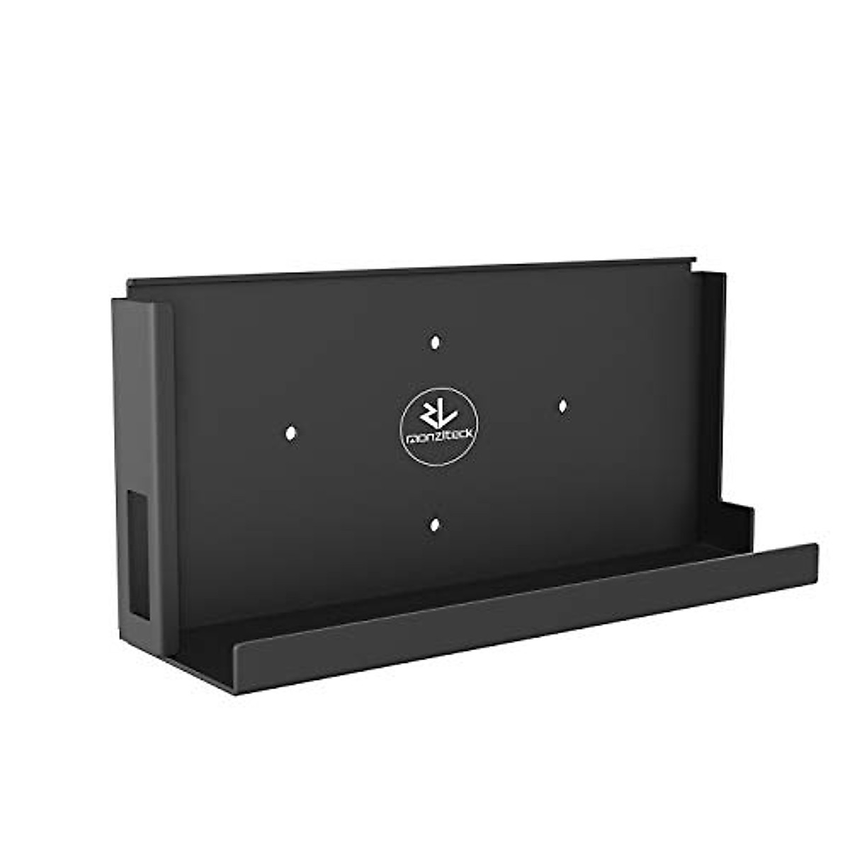 Monzlteck WX-X Wall Mount for Xbox ONE X, Steel Mount Wall Holder Bracket for Xbox 1X,Near or Behind TV