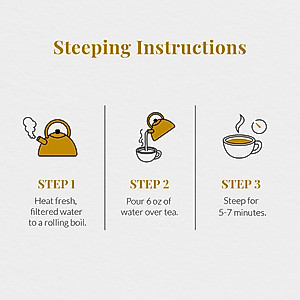 The Republic of Tea Organic Honeybush Vanilla Turmeric SuperDigest Tea® | Probiotic Tea Bag (36 count)