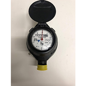Badger 5/8x3/4 M25 Water Meter New Poly Direct Read Cubic Feet