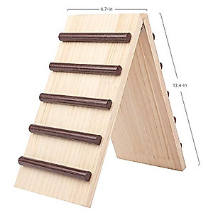 Niteangel Wooden Cage Bridge for Rabbits, Guinea Pigs and Chinchilla, Large Size