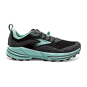 Brooks Women's Cascadia 16 Trail Running Shoe - Black/Ebony/Yucca - 8.5 Wide
