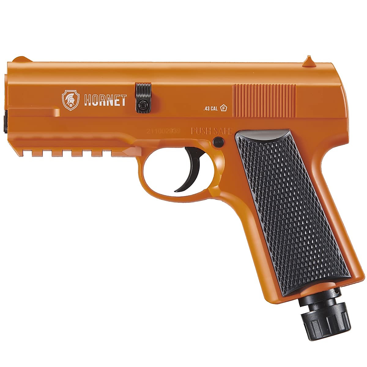 Lancer Self Defense Hornet 0.43 Cal Home Defense Launcher All in One Package-Less Lethal for Personal Defense (Color: Orange/Black)