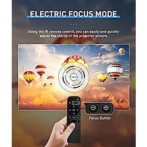 DROOS P15 Mini DLP Projector HDMI-Compatible Pocket Video Beamer Portable Android Home Theater Bluetooth 3D Proyector (projectors)