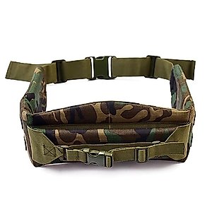 A.L.I.C.E Kidney Belt and Alice Kidney pad with Strap belt/tactical belt/Hip Belt/Kidney belt for framed rucksack LC-2/ALICE Pack woodland camo