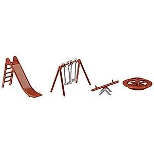 Bachmann Trains - Scenery Accessories - PLAYGROUND EQUIPMENT - HO Scale