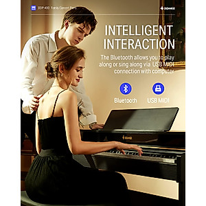 Donner DDP-400 Digital Piano + Donner Duet Piano Bench