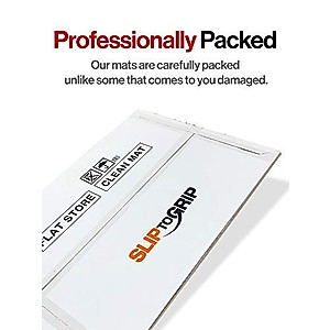 IPRIMIO Premium Sticky Door Mats - 0.04mm Thick – 18”x 36" - 4 Pack of 30 Sheets - Sticky Floor Peel Off mat Clean Room Laboratory, Hospitals, Office, Construction, Home, Clinics