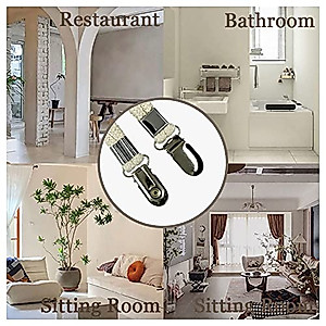 YYMSEN 6 pcs Towel Clips Braided Cotton Loop Cloth Hanger Holder Brackets for Home Bathroom Kitchen Home Cupboards Hook (A)