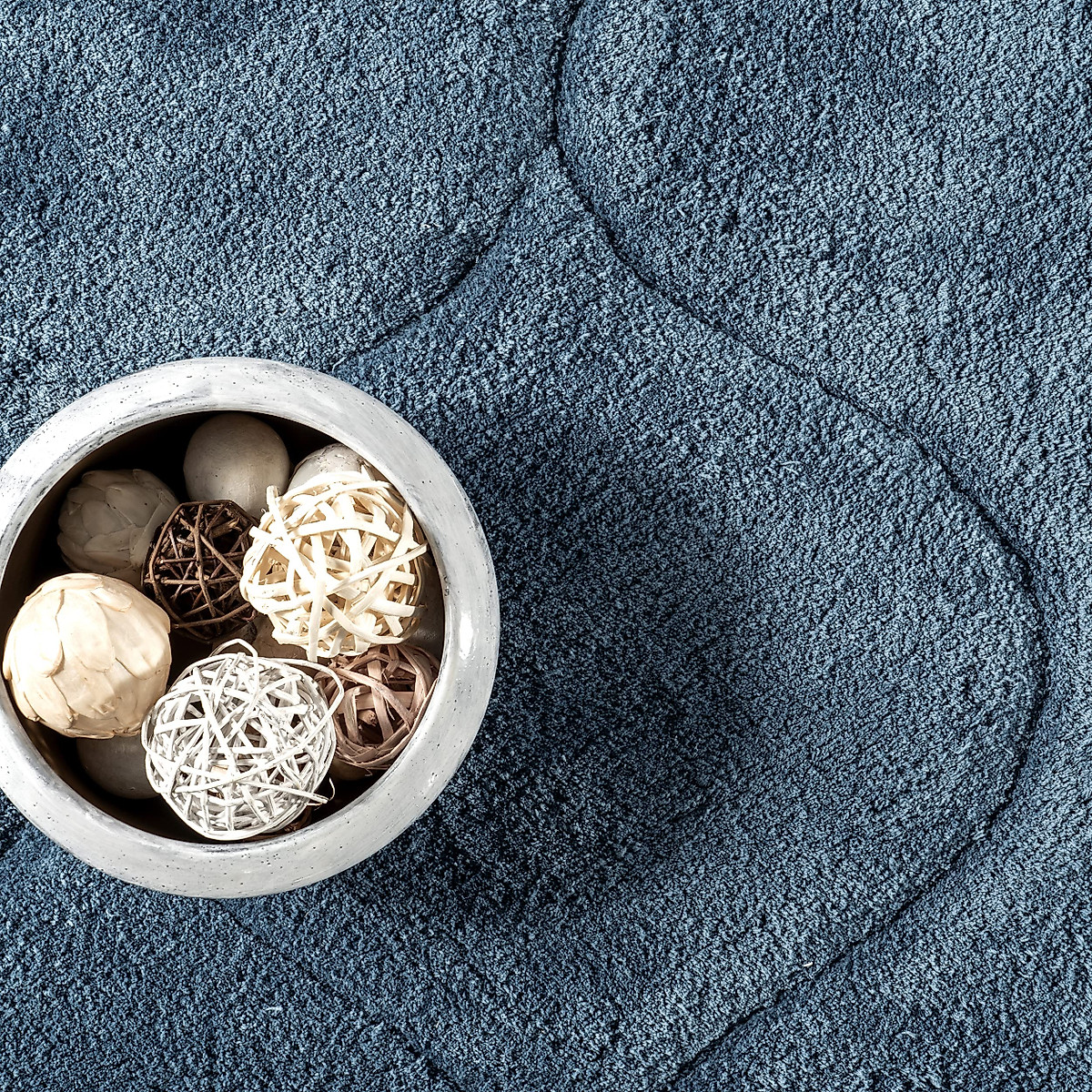 nuLOOM Elsie Contemporary Shag Area Rug, 8x10, Teal