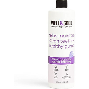 Well & Good Tartar Control Water Additive for Dogs (1)