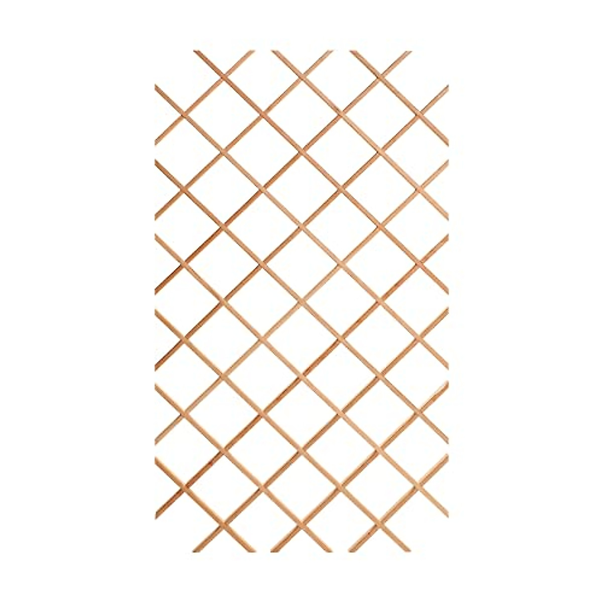 American Pro Décor 28-Bottle Trimmable Wine Rack Lattice Panel Inserts in Unfinished Solid North American Cherry