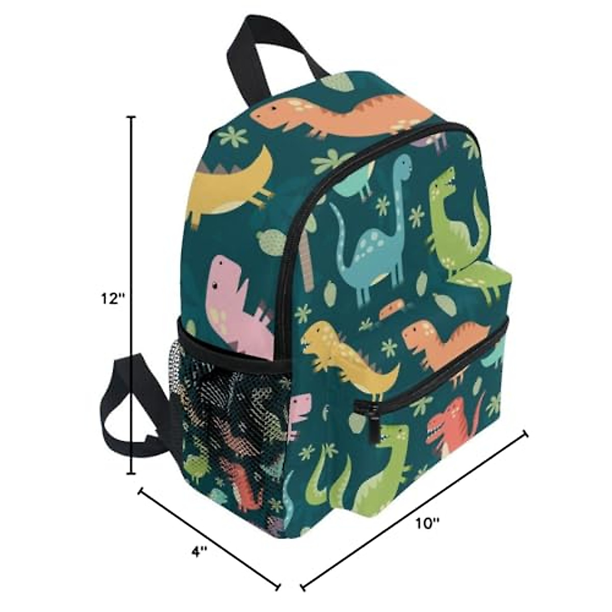 ALAZA Cute Kid's Back Pack Funny Dinosaur Todder Backpack lightweight Preschool Kindergarten Book Bag Practical and Durable Daycare Bag for Travel,Toys