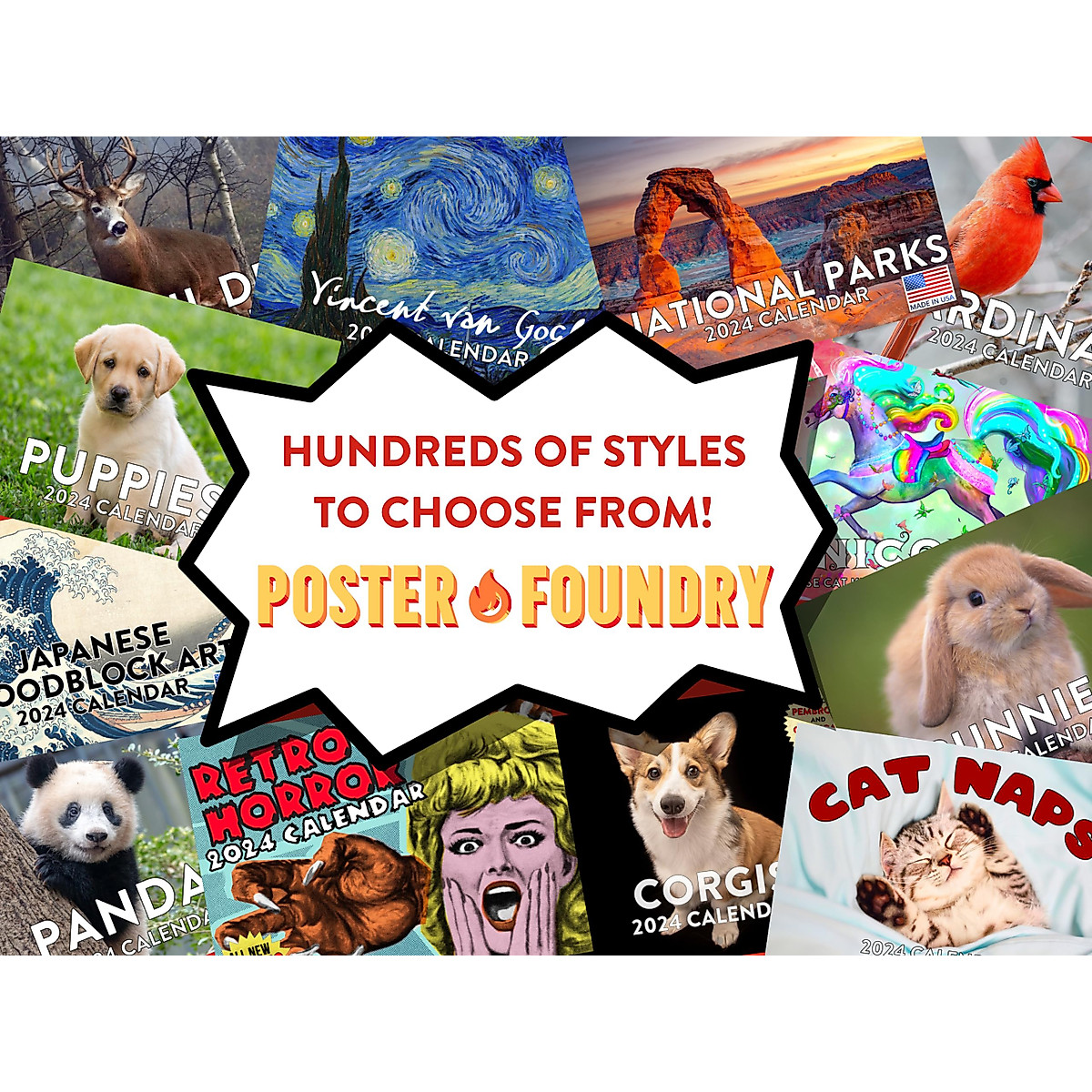 Corgi Calendar 2025 Corgi Gifts Pembroke Cardigan Welsh Monthly Wall Calender 12 Month | American Made In The USA