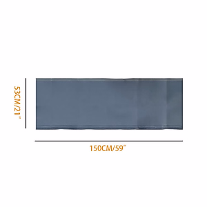 ikasus Insulated Hose Cover for Portable Air Conditioners Universal Fit Both 5 inch and 5.9 inch Diameter Exhaust Duct Vent Hose Cover Air Conditioner Energy Saving Dust Hose Protective Cover Gray