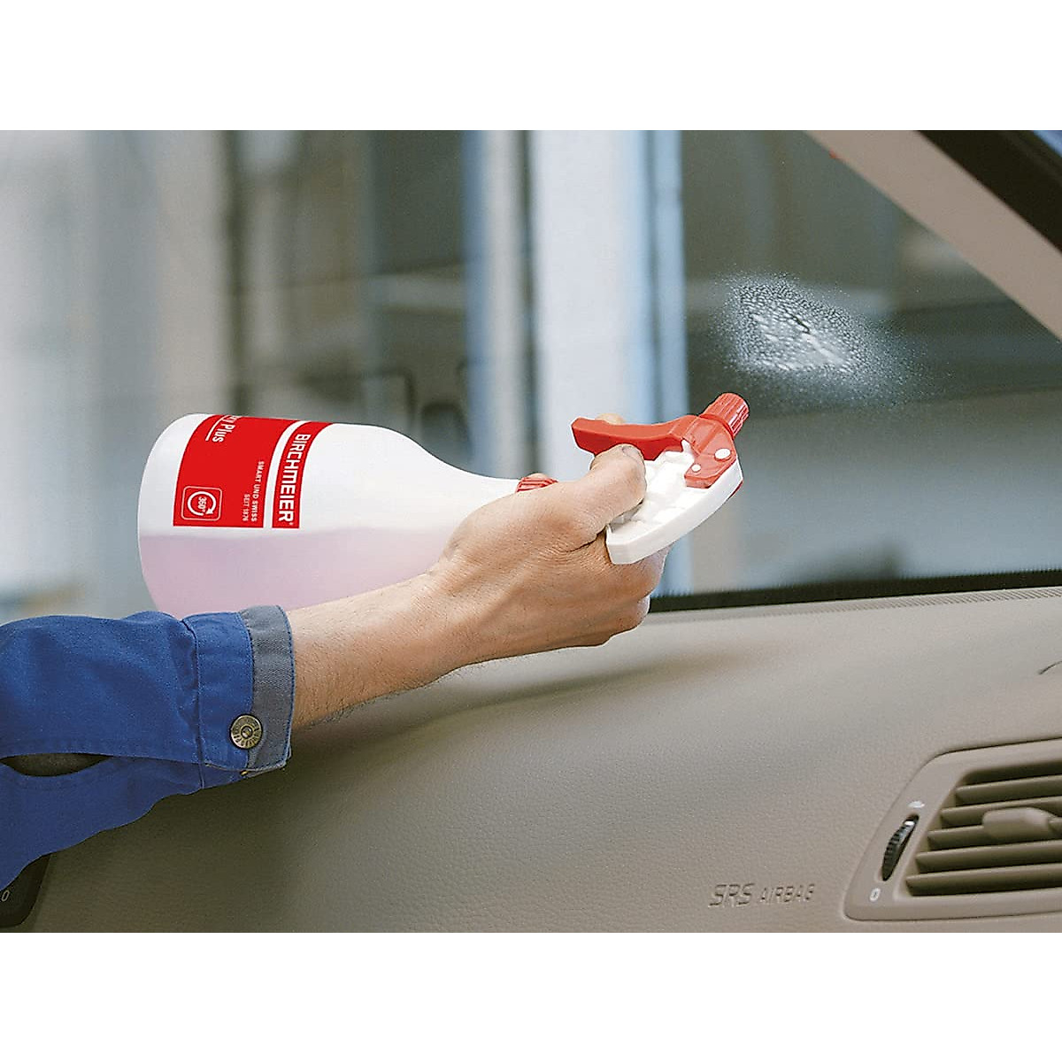 Consolidated Plastics Birchmeier Foxy Plus Professional Empty Spray Bottle (16oz) Swiss Made Cleaning Bottle with Durable & Powerful Trigger Pump, 360° Trigger Spray Any Direction