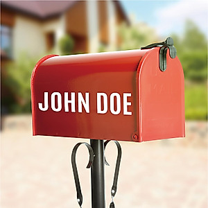 Bemeol 30 Sheets Large Letter Sickers 3 inch Vinyl Letter Alphabet Number Stickers for Bulletin Board Classroom Mailbox Window Door Home Decor(White)