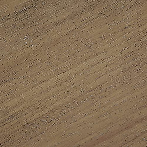 MARTHA STEWART Tabitha Solid Wood Writing Table with Metal Glides Drawer for Storage Living Room Furniture, Home Office Small Computer Desk, Turned Legs, 47.5" W x 23" D x 29" H, Natural