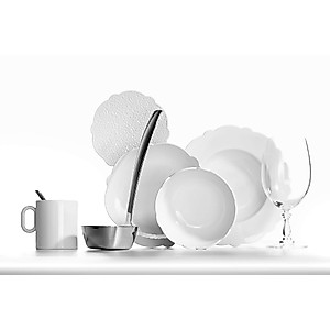 Alessi Dressed Bowl, Set of 4, White,MW01/3