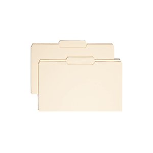 Smead File Folder, 1/3-Cut Tab, Center Position, Legal Size, Manila, 100 per Box (15332)