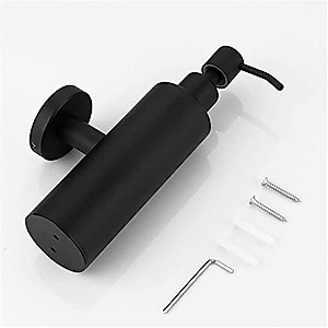 Soap Dispensers Bathroom Toilet Kitchen Soap Foam Box Soap Dispenser Liquid Hand Soap Dispenser Stainless Steel Wall Mounted Black Countertop