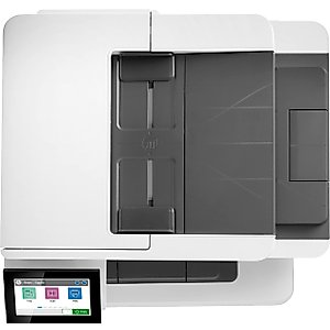 HP Laserjet Enterprise MFP M430f All-in-One Wired Monochrome Laser Printer, White - Print Scan Copy Fax - 4.3" LCD, 40 ppm, Auto Duplex Printing, 50-Sheet ADF, Ethernet (Renewed)