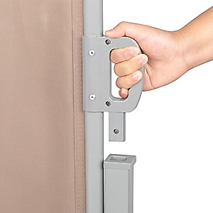 GeRRiT 118"" x 63"" Patio Outdoor Aluminum Handle Pentacle Sun Side Pull Shed Canopy Tent, Brown, rxze001