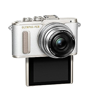Olympus PEN E-PL8 White Body with 14-42mm IIR Silver Lens