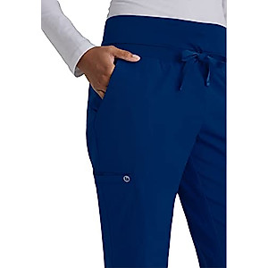 BARCO One 5206 5 Pocket Knit Waist Cargo Pant (Indigo, Medium)