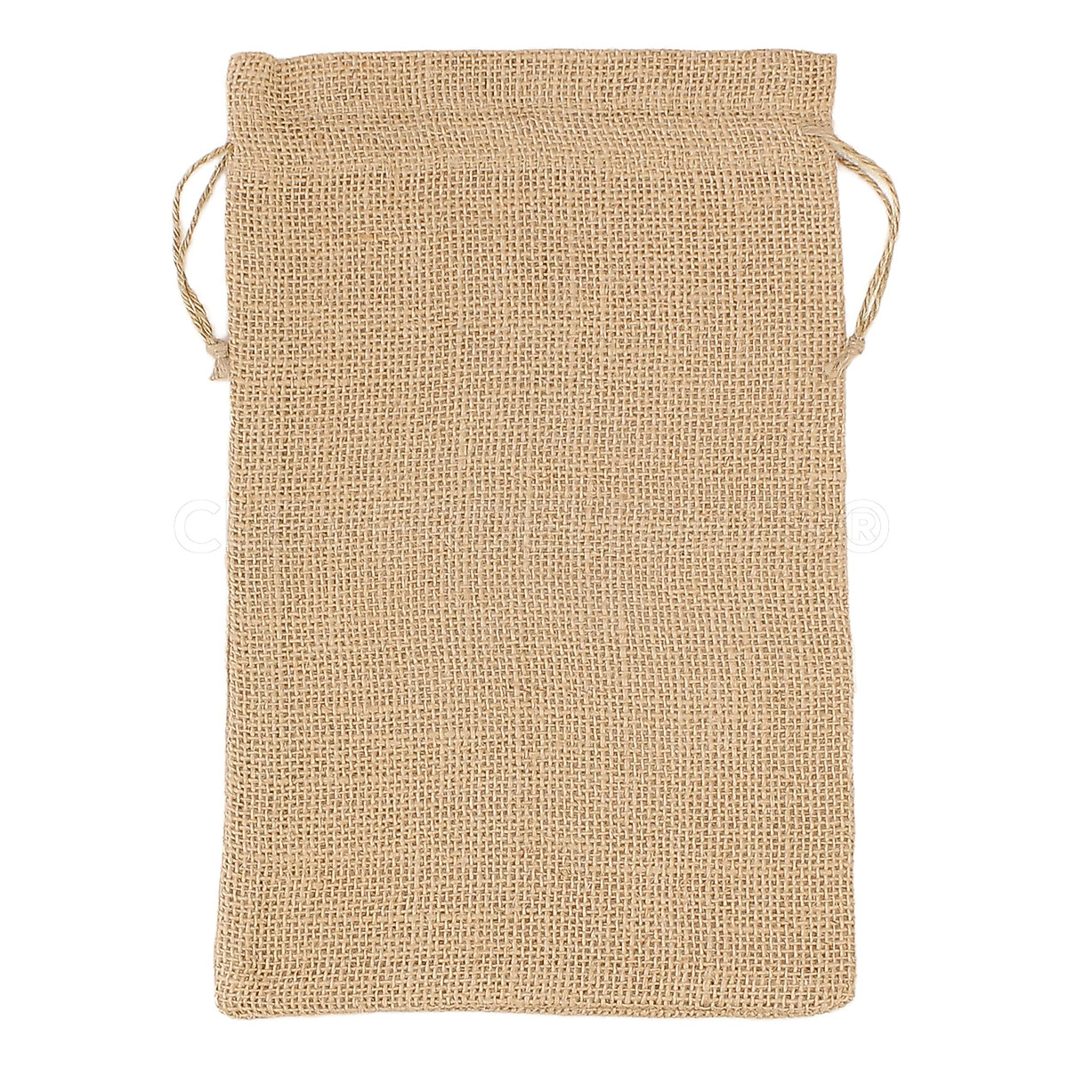 CleverDelights 8" x 12" Burlap Bags - 5 Pack - 8x12 Inch Jute Burlap Drawstring Sacks