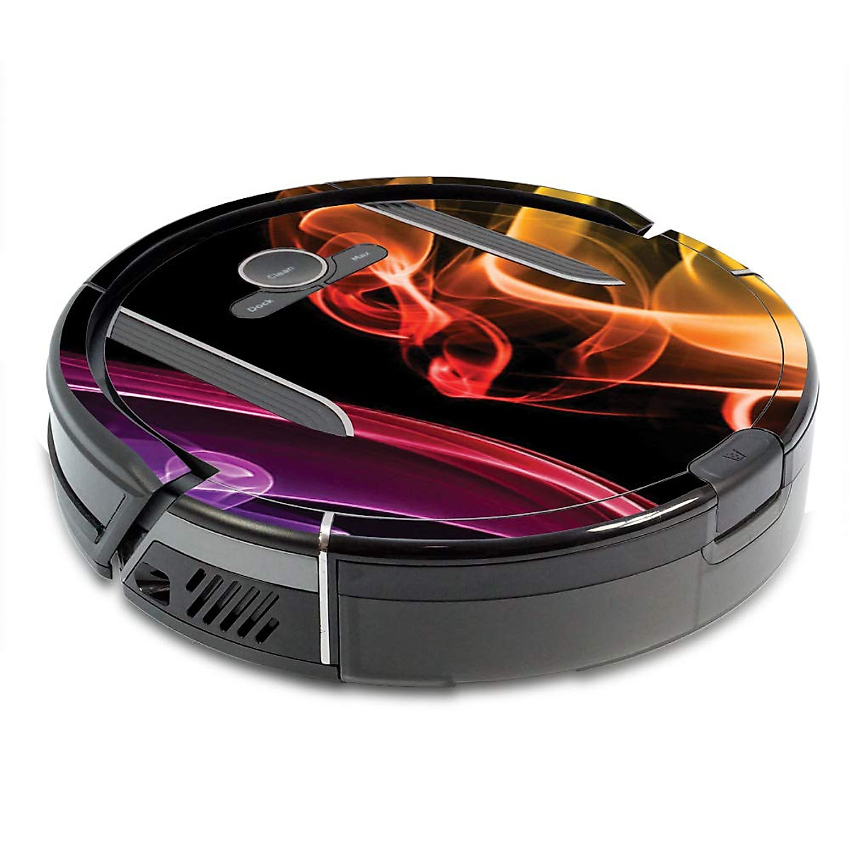 MightySkins Skin Compatible with Shark Ion Robot R85 Vacuum Minimum Coverage - Bright Smoke | Protective, Durable, and Unique Vinyl wrap Cover | Easy to Apply, Remove | Made in The USA