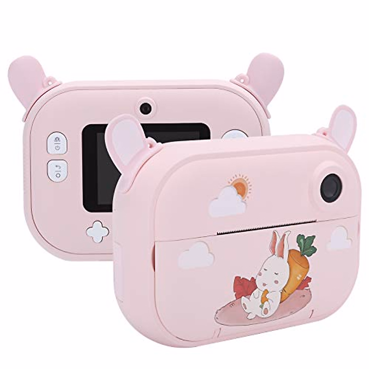 Portable Cartoon Camera, 2.4‑inch High Definition Display Toddler Camera Non‑Toxic Safe Birthday Gifts for Girls for Christmas Gifts for Children
